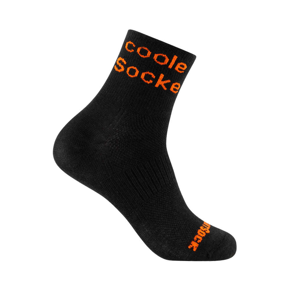 "Coole Socke" Motivsocke von WRIGHTSOCK. Mit Anti-Blasen-Schutz.